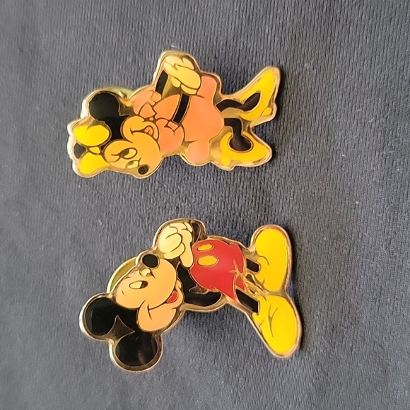 Disney | Other | Disney Mickey Minnie Mouse Enamel Pins | Poshmark